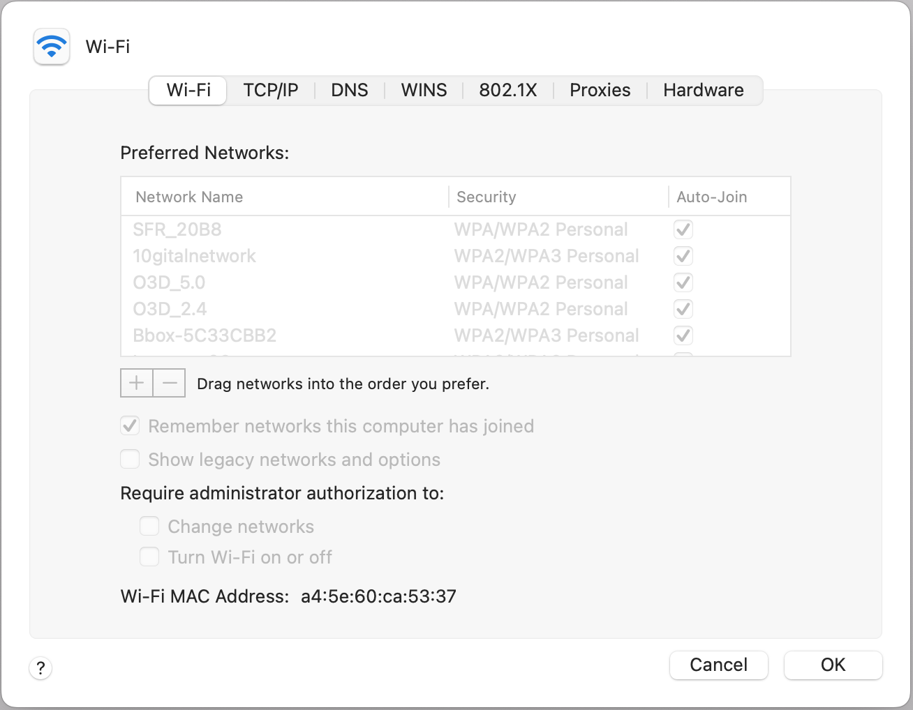 How to find the MAC address of my device